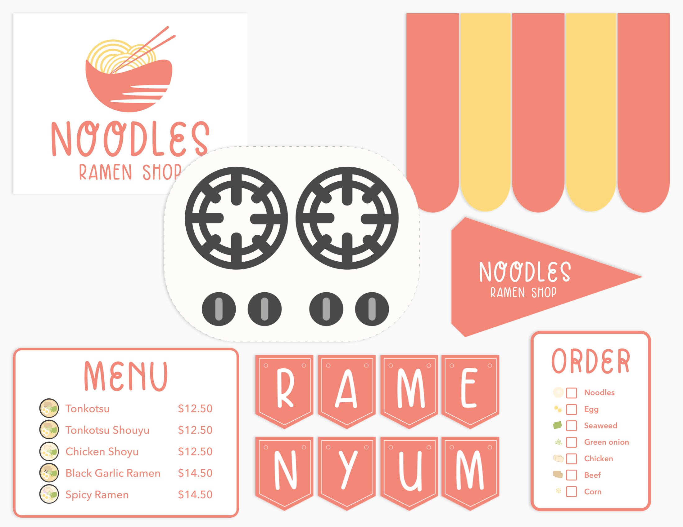 Ramen Noodle Shop Printable Dramatic Play – Paiva Education