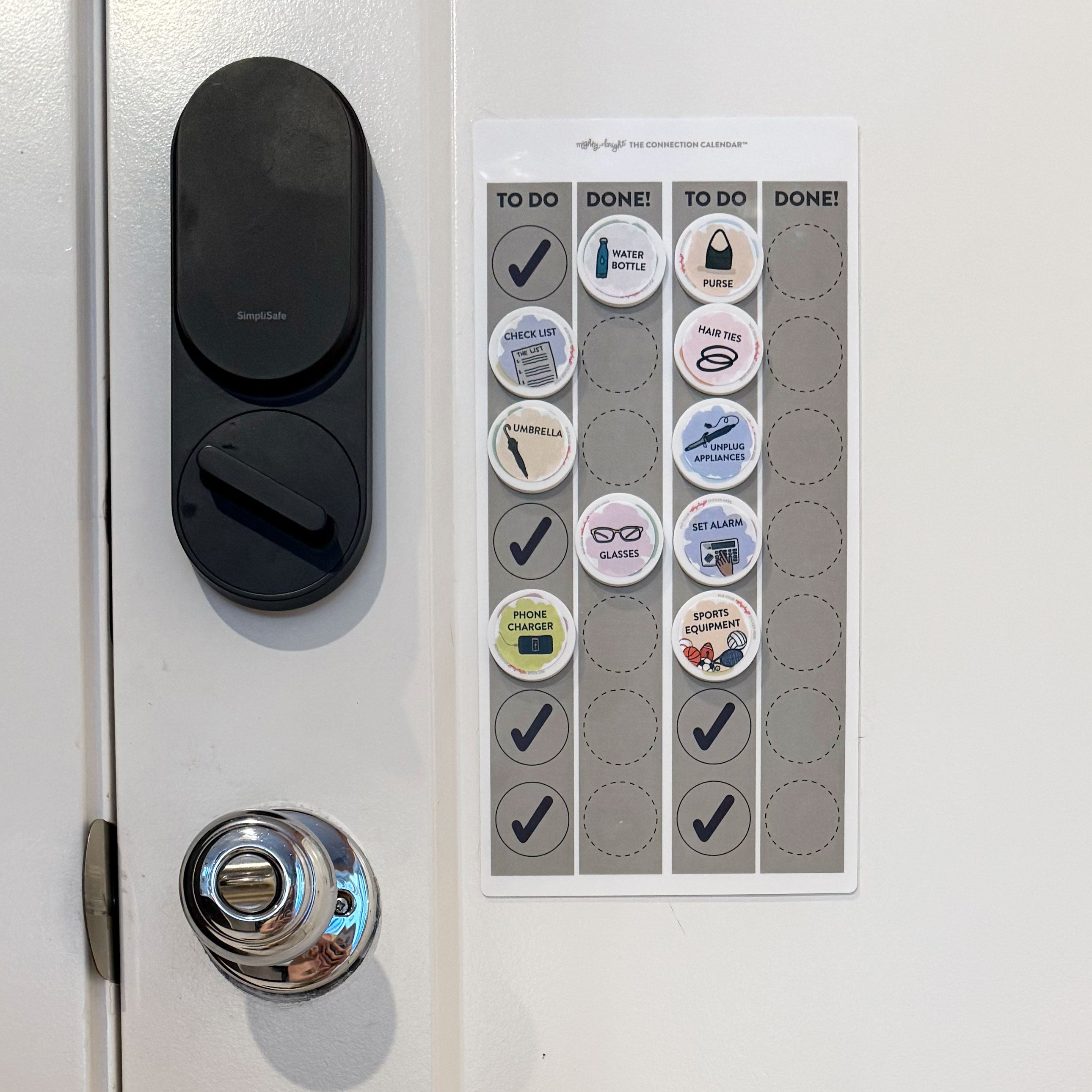 "Don't Forget!" by the Door Visual Checklist – Paiva Education