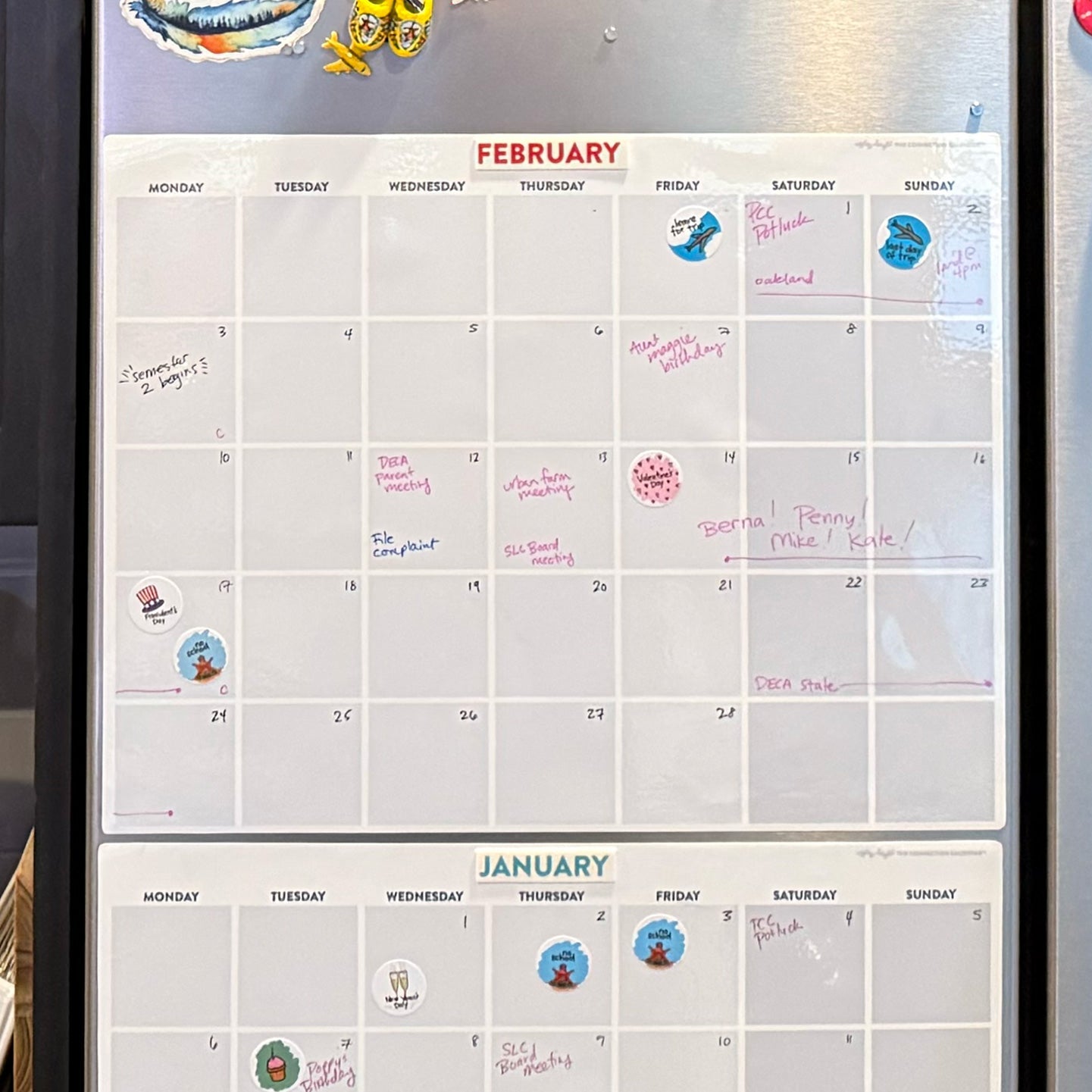 Flex Magnetic Monthly Calendar – Paiva Education